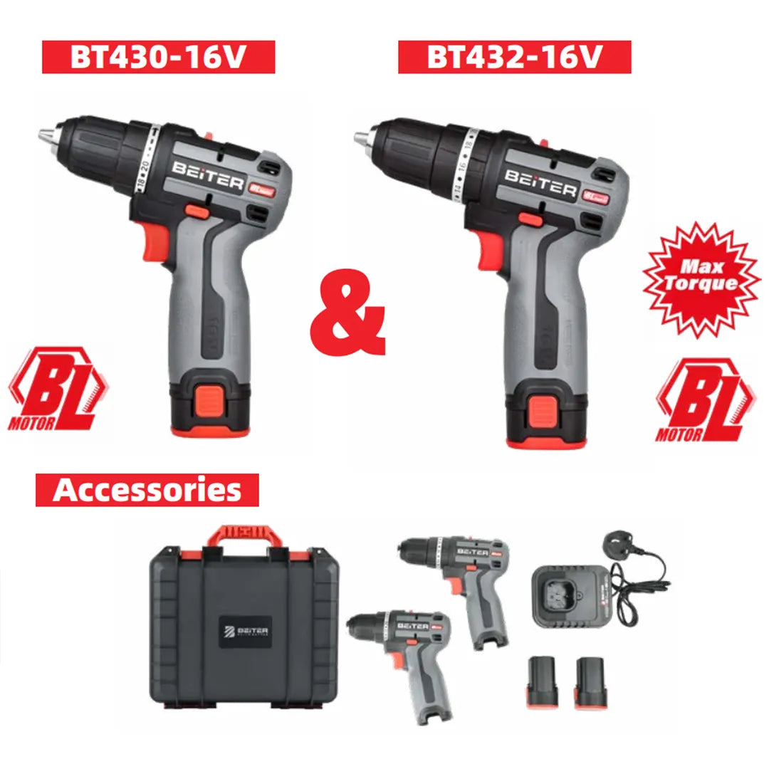 C16-4B1 16V Brushless POWER COMBO KIT – BeiterTools